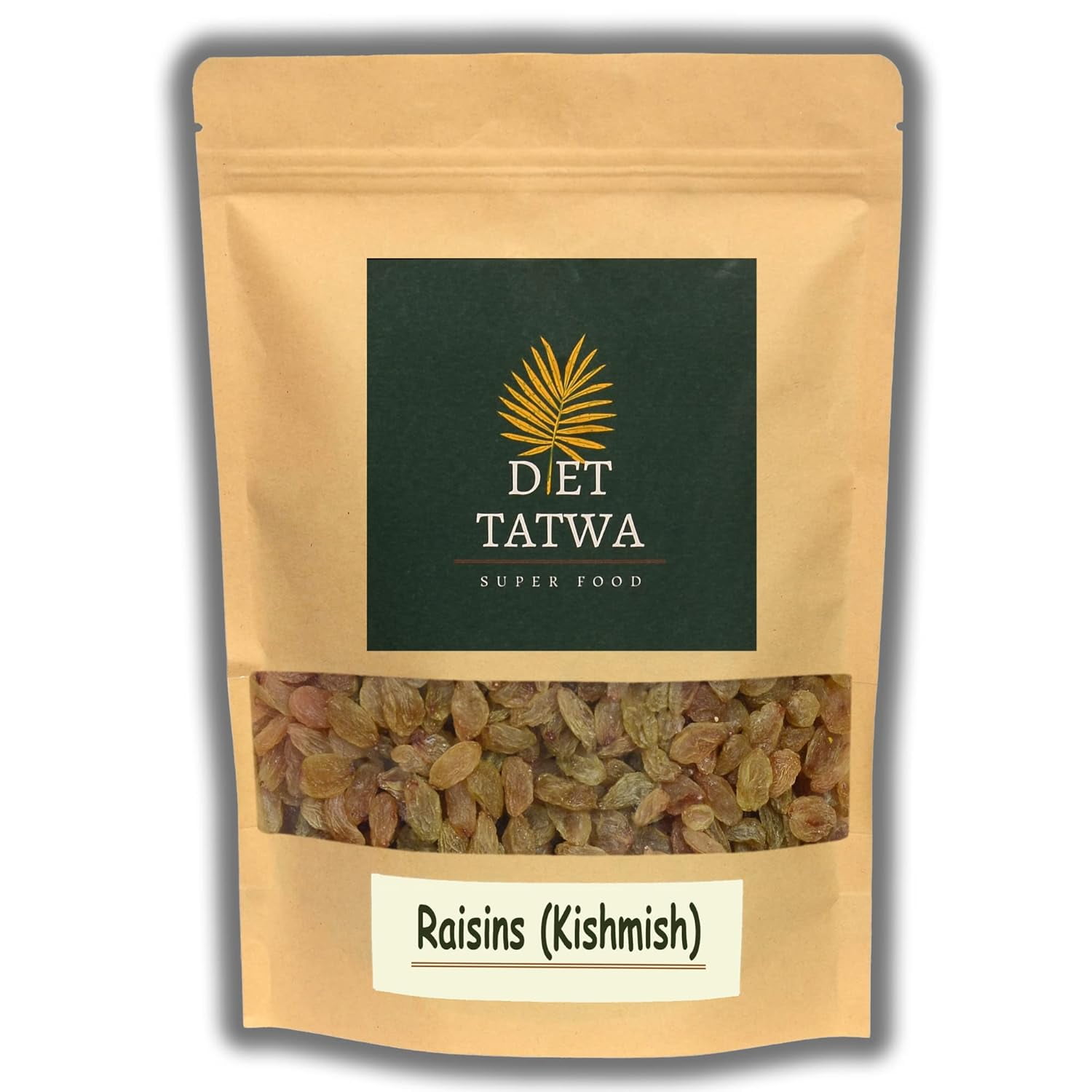 Organic Premium Green Raisins Seedless Kismish By Diet Tatwa 250gm ...