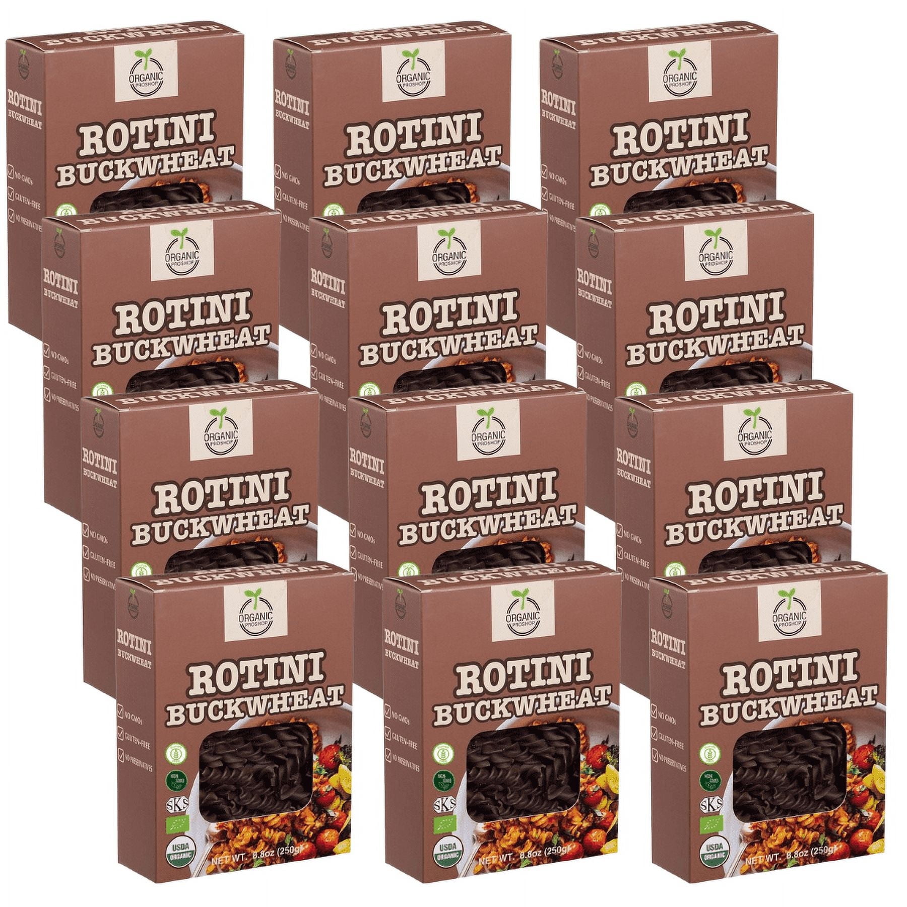 Organic Proshop Organic Buckwheat Rotini (12 Pack) - Walmart.com