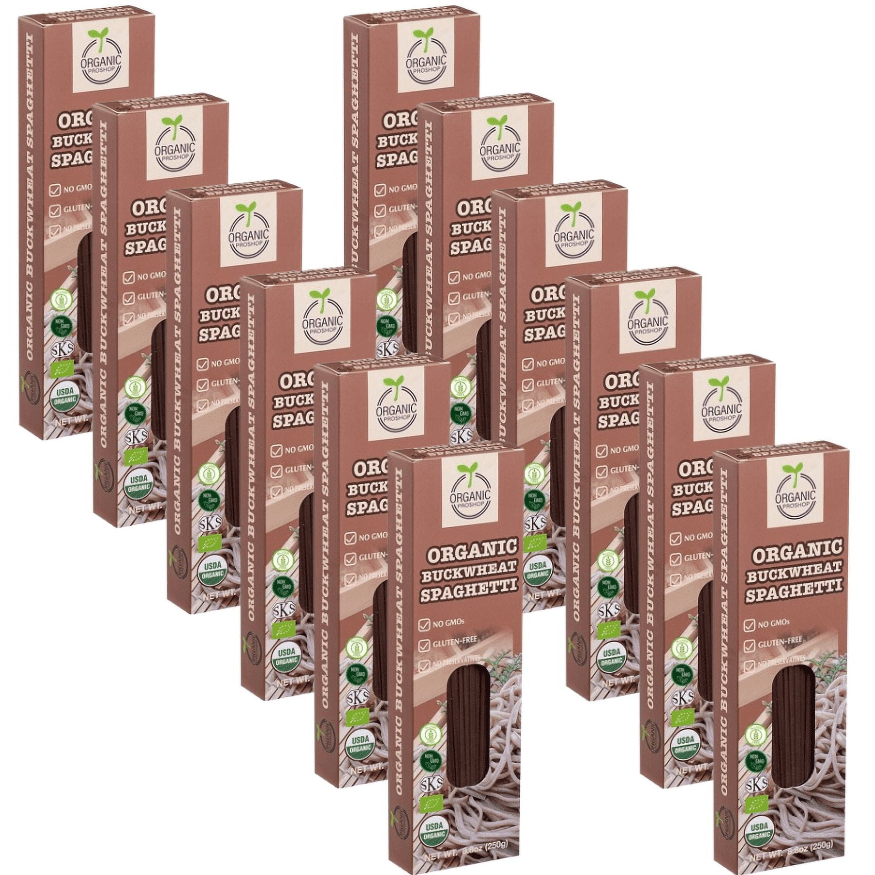 Organic Proshop Organic Buckwheat Spaghetti (12 Pack) - Walmart.com