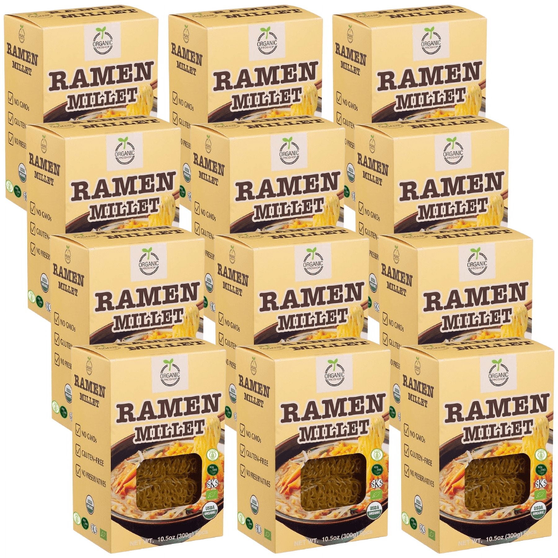 Organic Proshop Organic Millet Ramen (12 Pack) - Walmart.com
