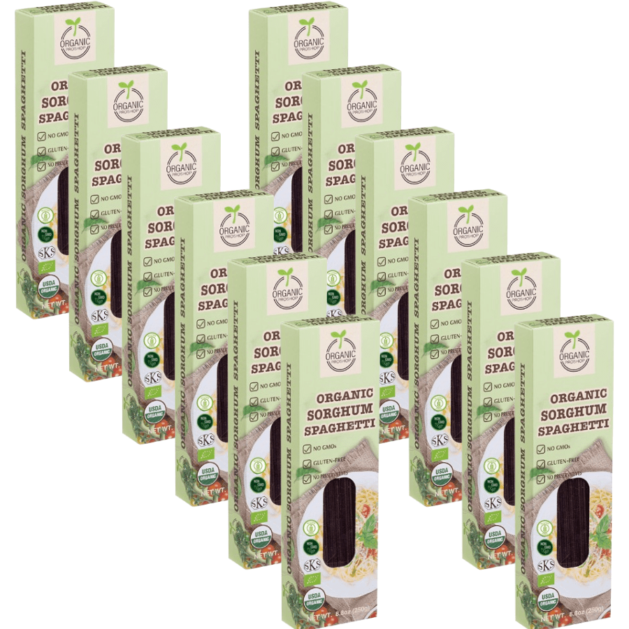 Organic Proshop Organic Sorghum Spaghetti (12 Pack) - Walmart.com