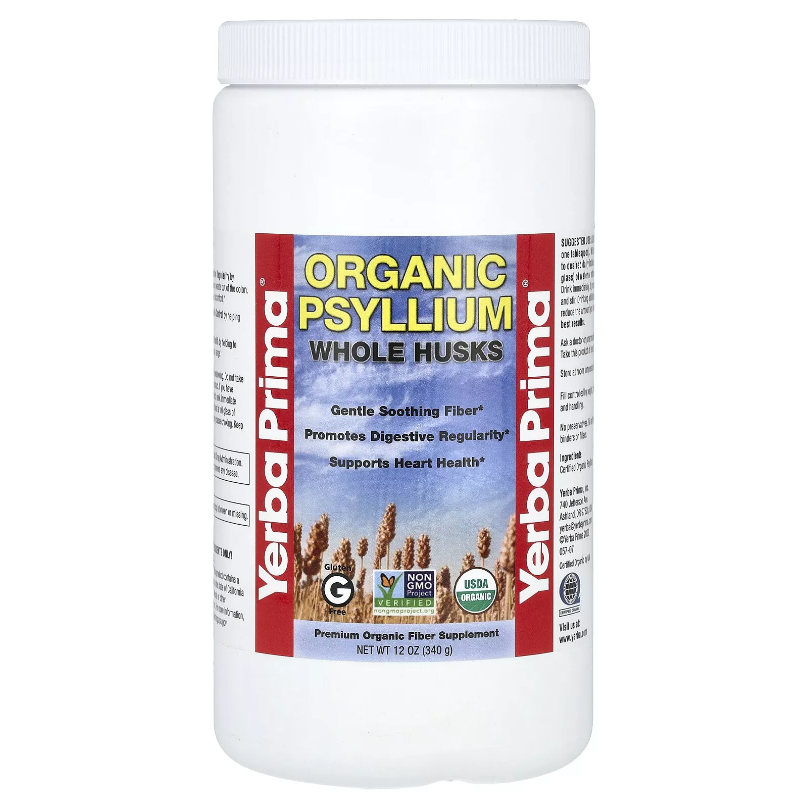 Organic Psyllium Whole Husks, 12 oz (340 g) - Walmart.com
