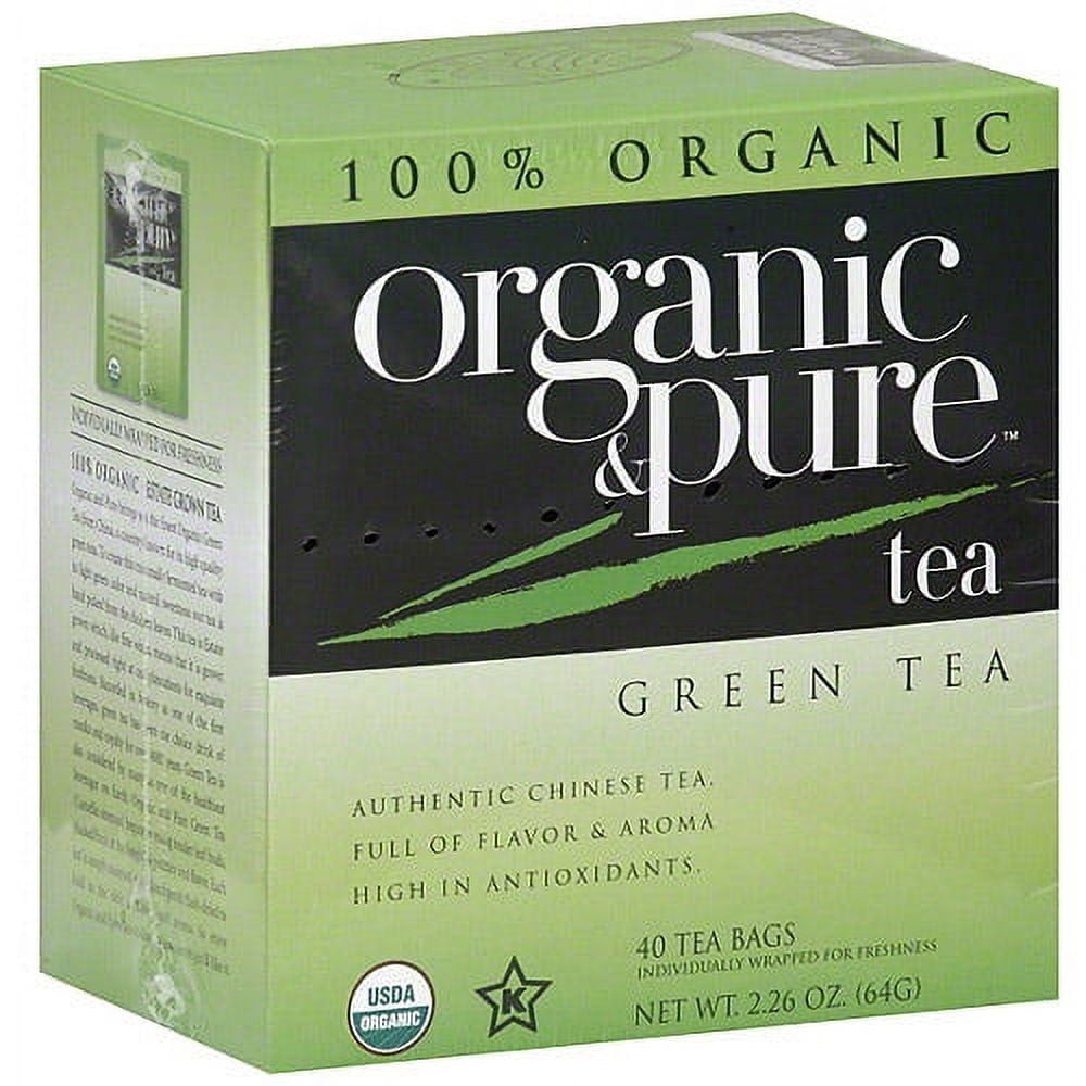Organic & Pure Green Tea, 40BG (Pack of 6) - Walmart.com