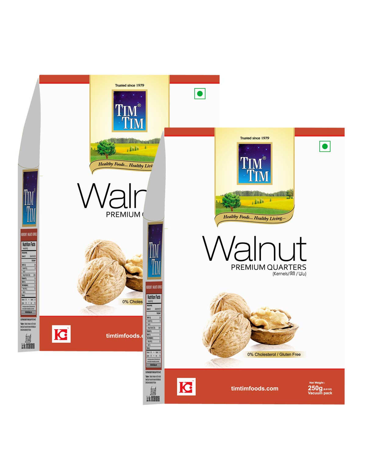 Organic Quarters Walnuts Kernels By Tim Tim 500gm, (250gm * Pack Of 2) | Rich In Protein Healthy ...