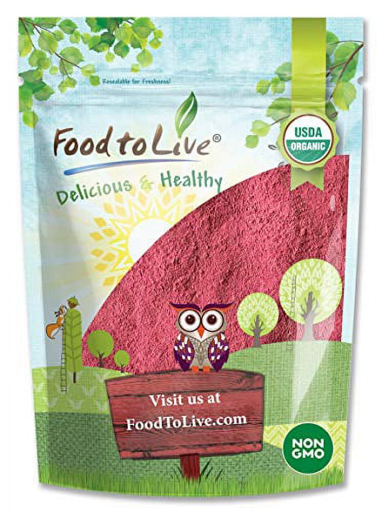 Organic Raspberry Powder, 4 Ounces - Non-GMO, Raw, Vegan Superfood ...