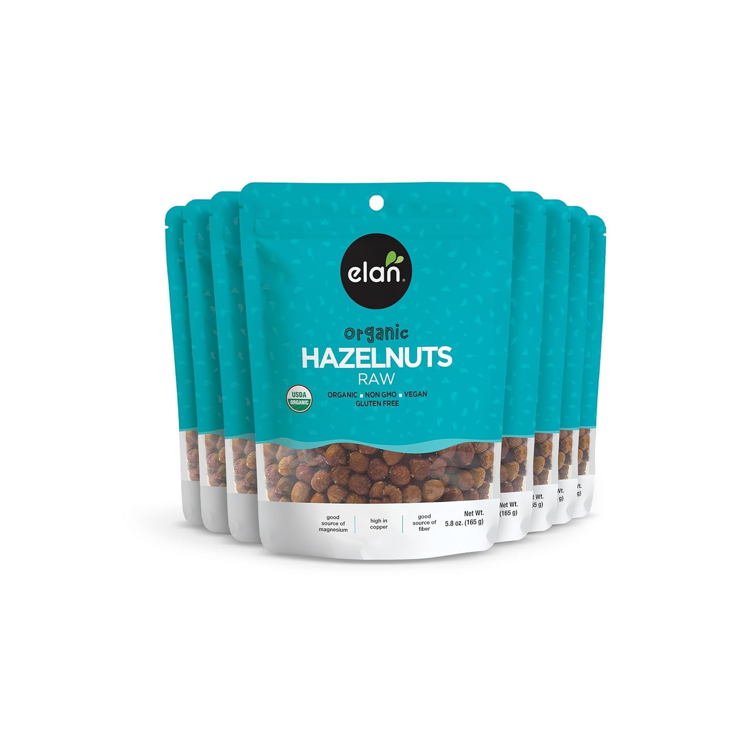 Organic Raw Hazelnuts, Unsalted, Unroasted, Shelled Raw Nuts, With ...