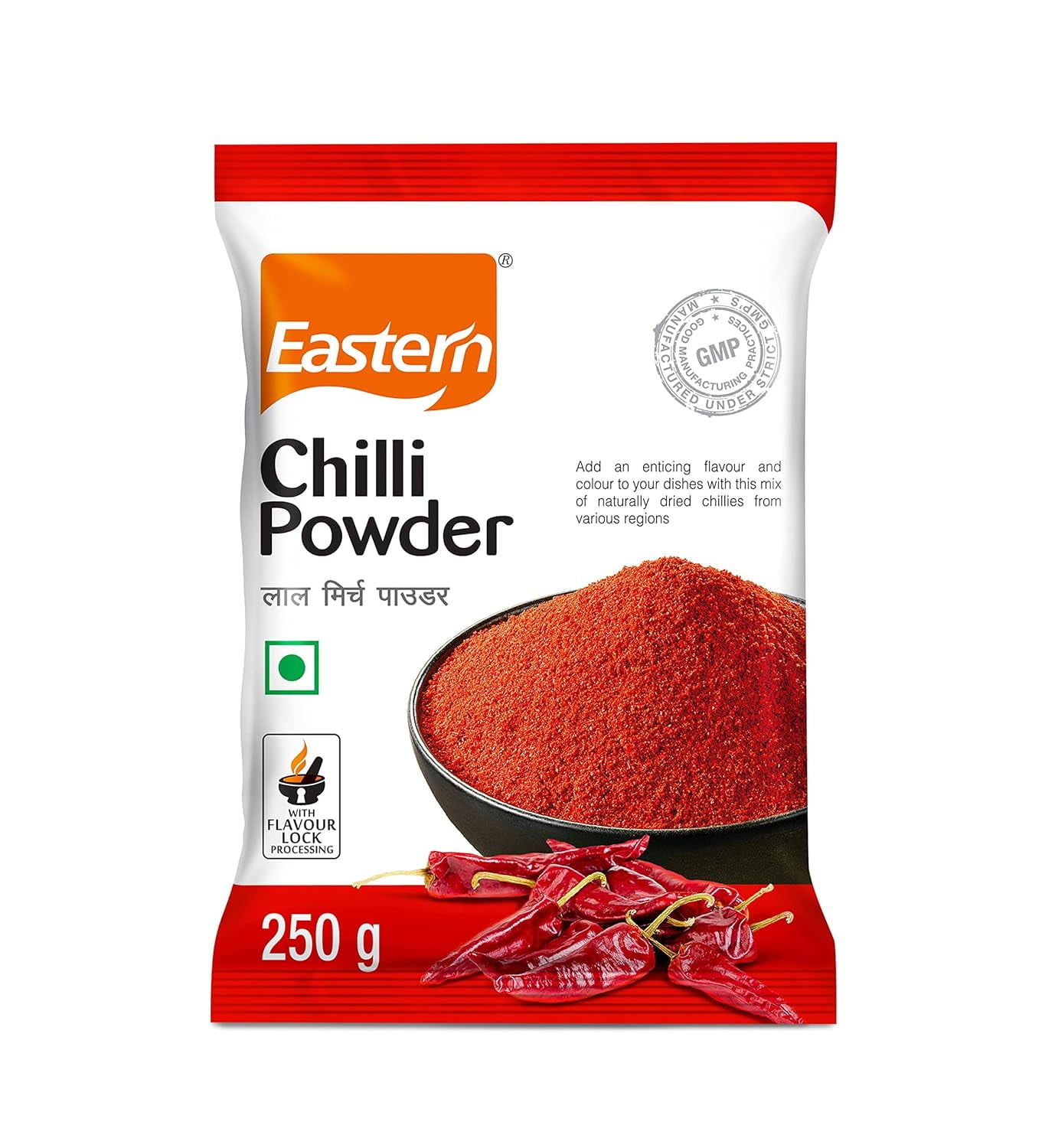 Organic Red Chilli Powder By Eastern 250gm, 8.8 Ounce | Pack Of 1 ...