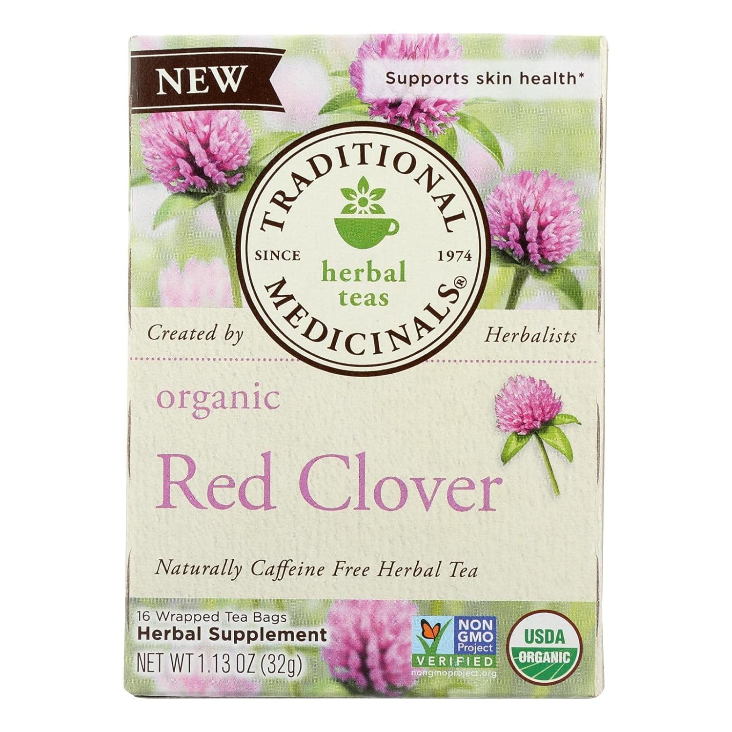 Organic Red Clover Tea,16 Count (Pack of 6) - Walmart.com