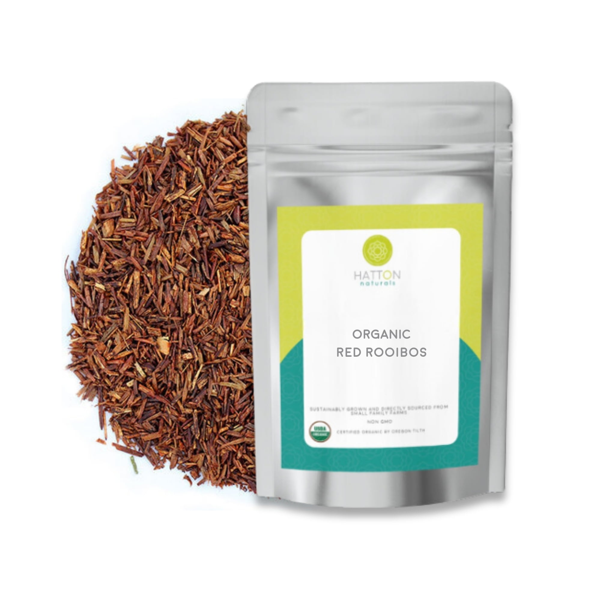 Organic Red Rooibos Tea – 1 lb | Naturally Caffeine-Free & Smooth, Full ...