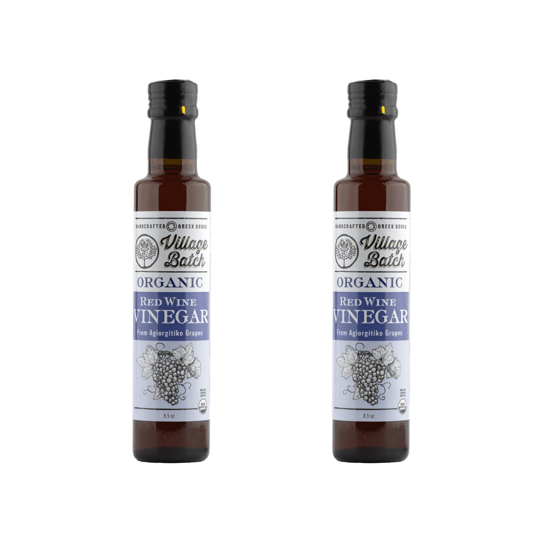 Organic Red Wine Vinegar 2 pack, Single Origin, No Sulfites; 8.5oz each ...