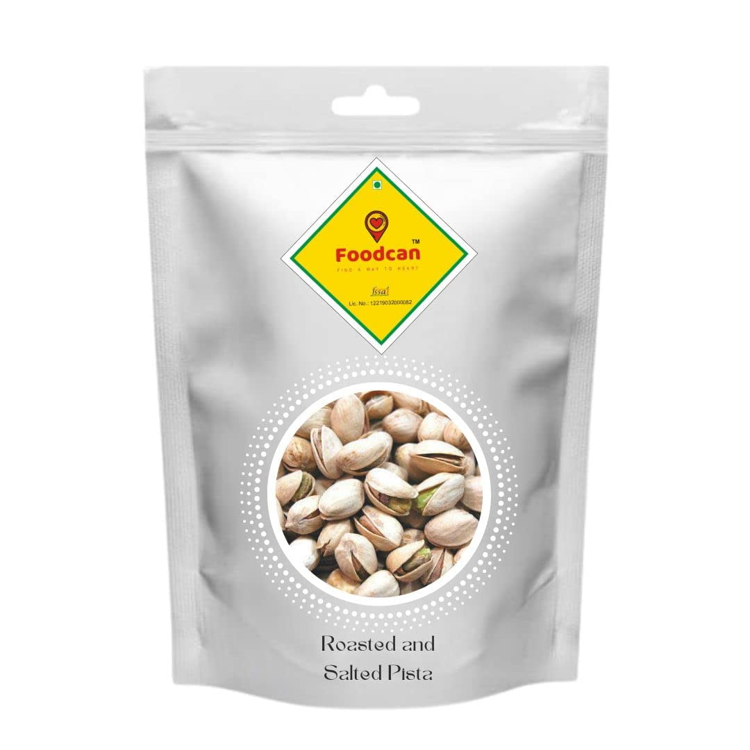 Organic Roasted & Salted Pistachios In Shell By Foodcan 100gm, | High In Protein Fiber Healthy ...