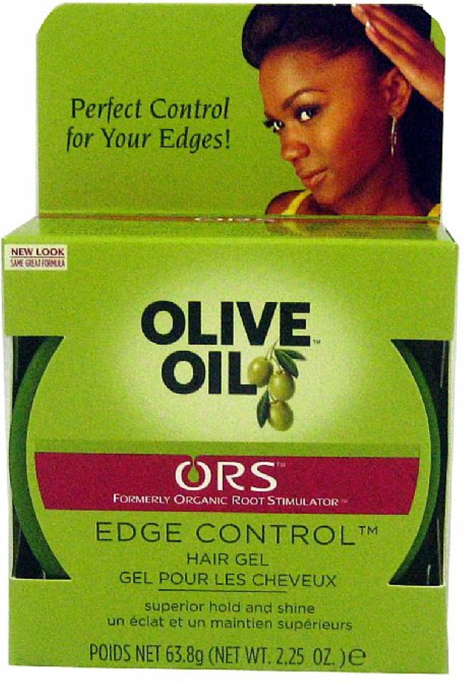 Organic Root Stimulator Olive Oil Edge Control Gel, 2.25 oz (Pack of 3 ...