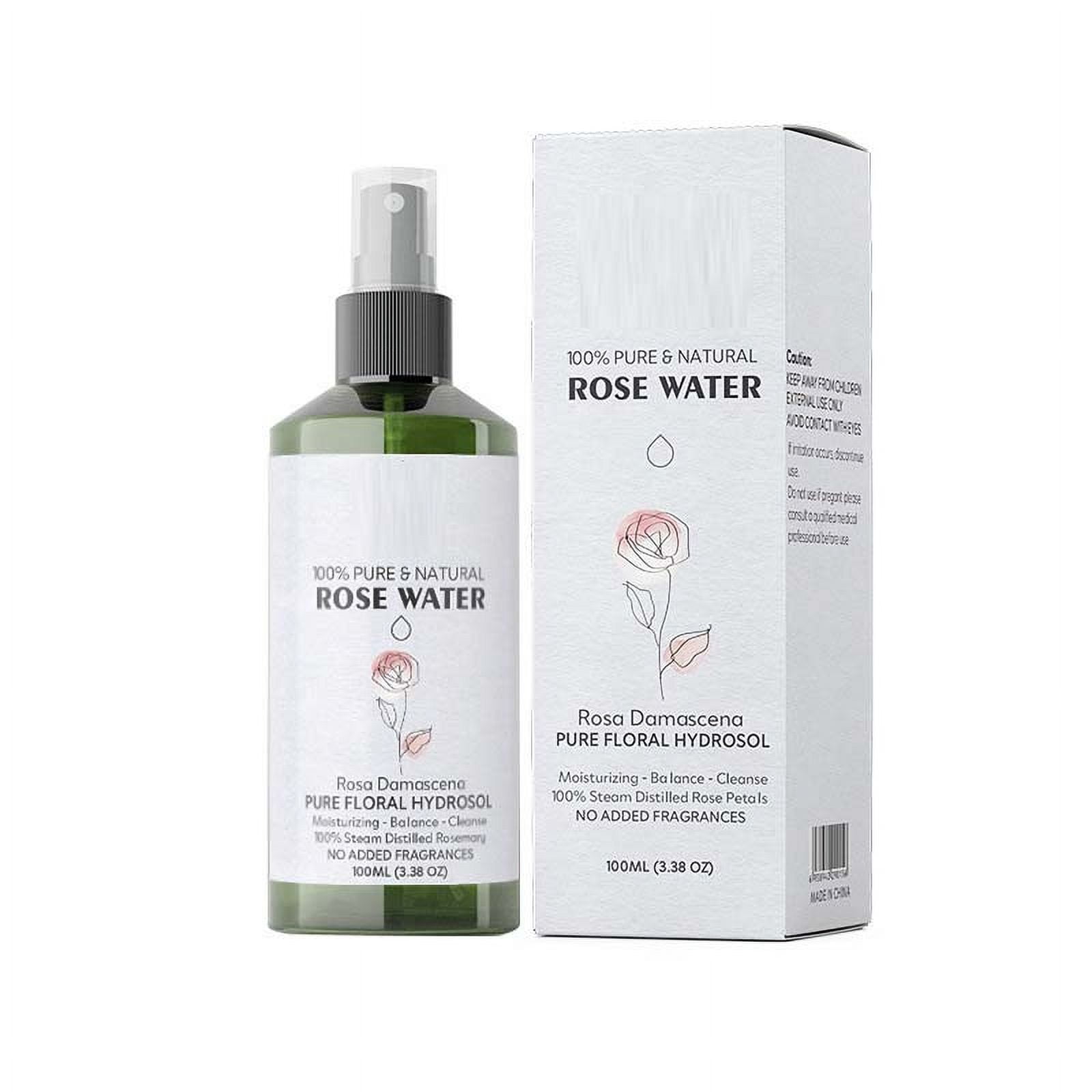 Organic Rose Hydrosol 3 38 fl oz for Skin Moisturizing,Soothing ...