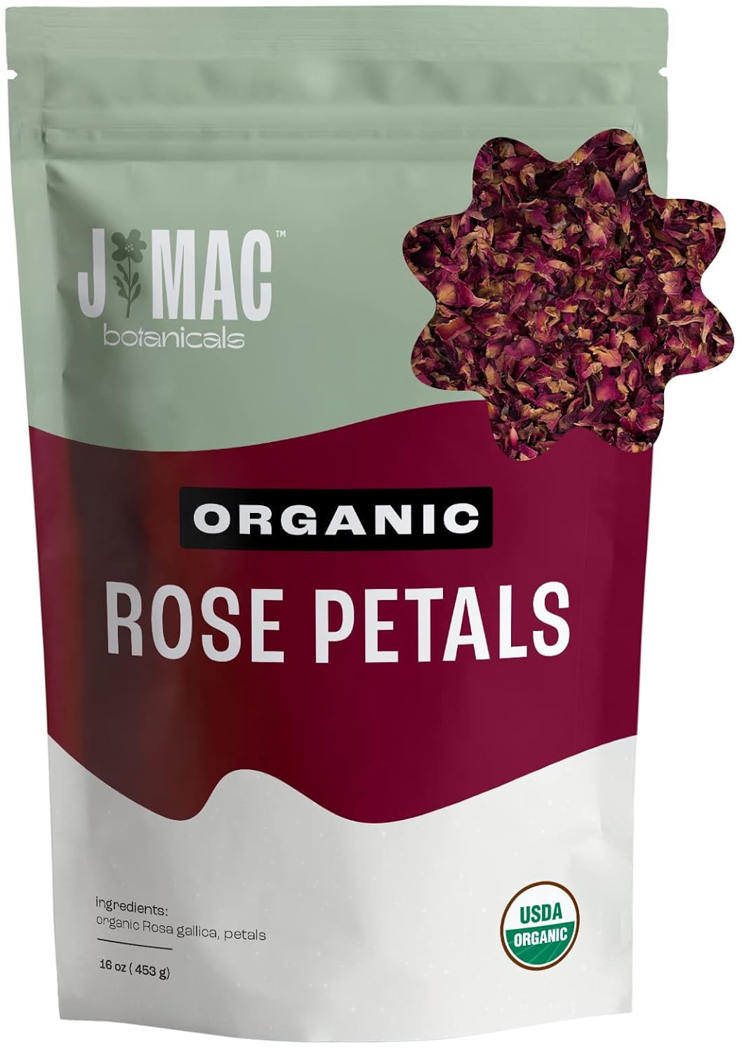 Organic Rose Petals, Bulk 1 Pound Bag, organic culinary grade dried ...