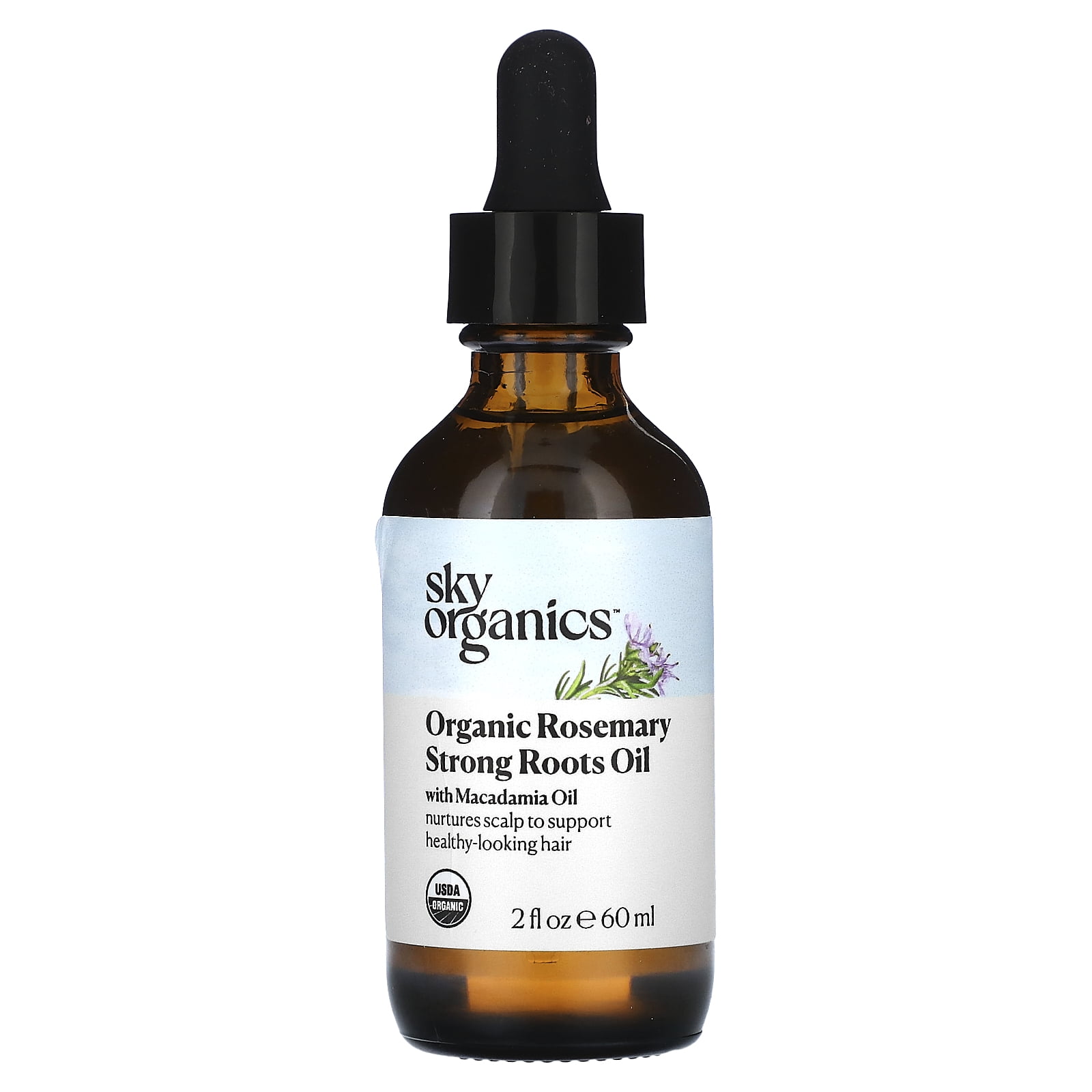 Sky Organics Rosemary Strong Roots Oil with Macadamia and Jojoba Oils ...