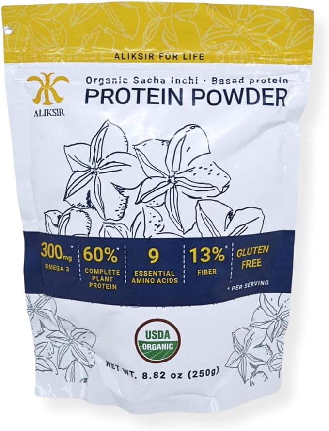 Organic Sacha Inchi Plant Based Protein Powder - by Aliksir - 100% ...
