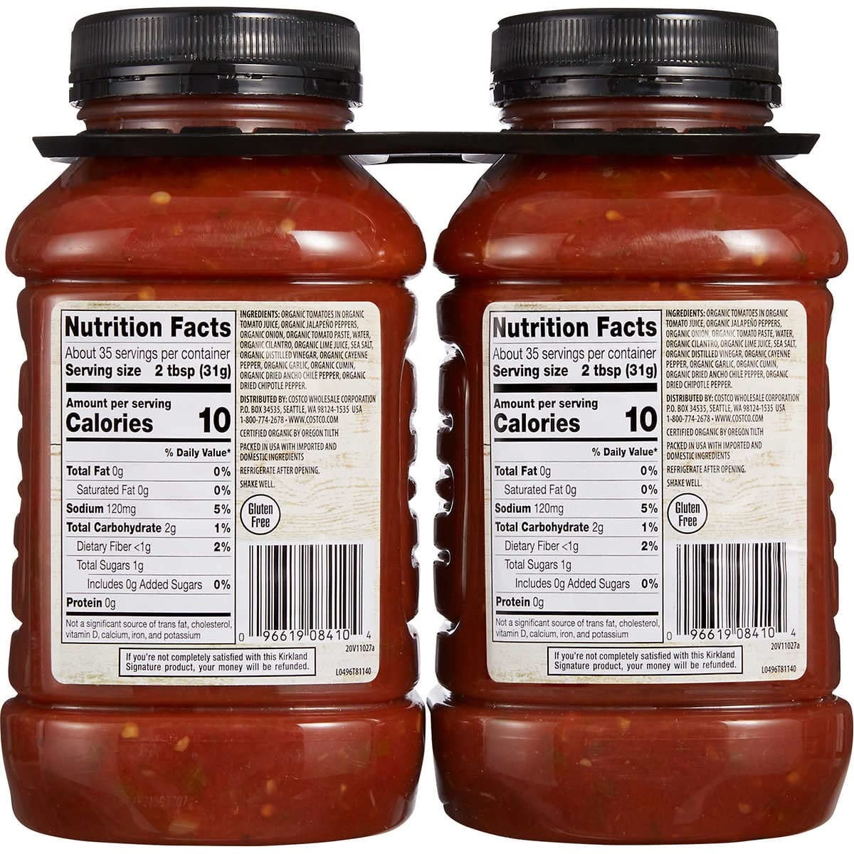 Organic Salsa, Medium, 38 oz, 2-count - Walmart.com
