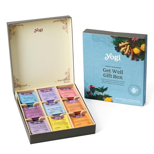 Organic Sampler Gift Box-5 Tea Bags per Flavor (45 Tea Bags)-Delicious ...