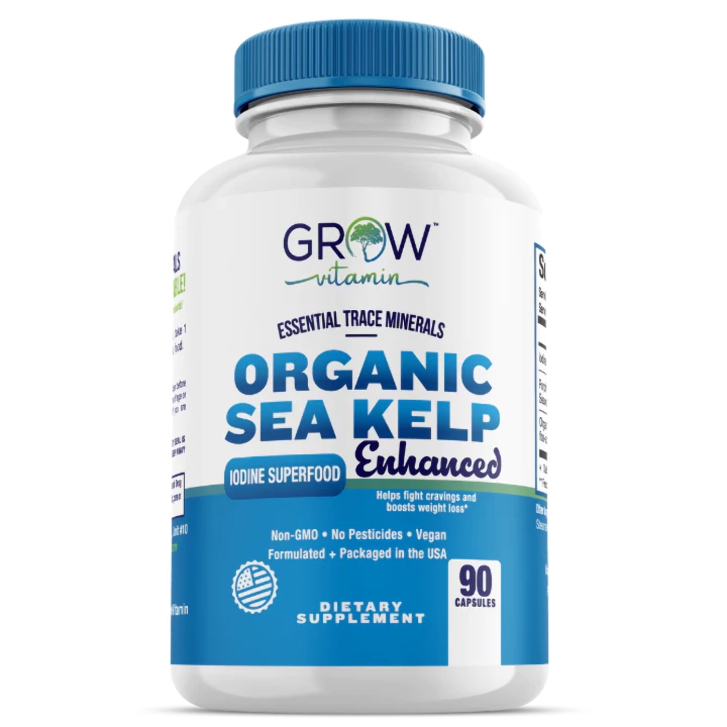 Organic Sea Kelp (Icelandic) Enhanced - Pure Healthy Thyroid Support ...