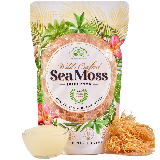 Organic Sea Moss | Makes 40oz of Gel | Wildcrafted Dried Sea Moss ...