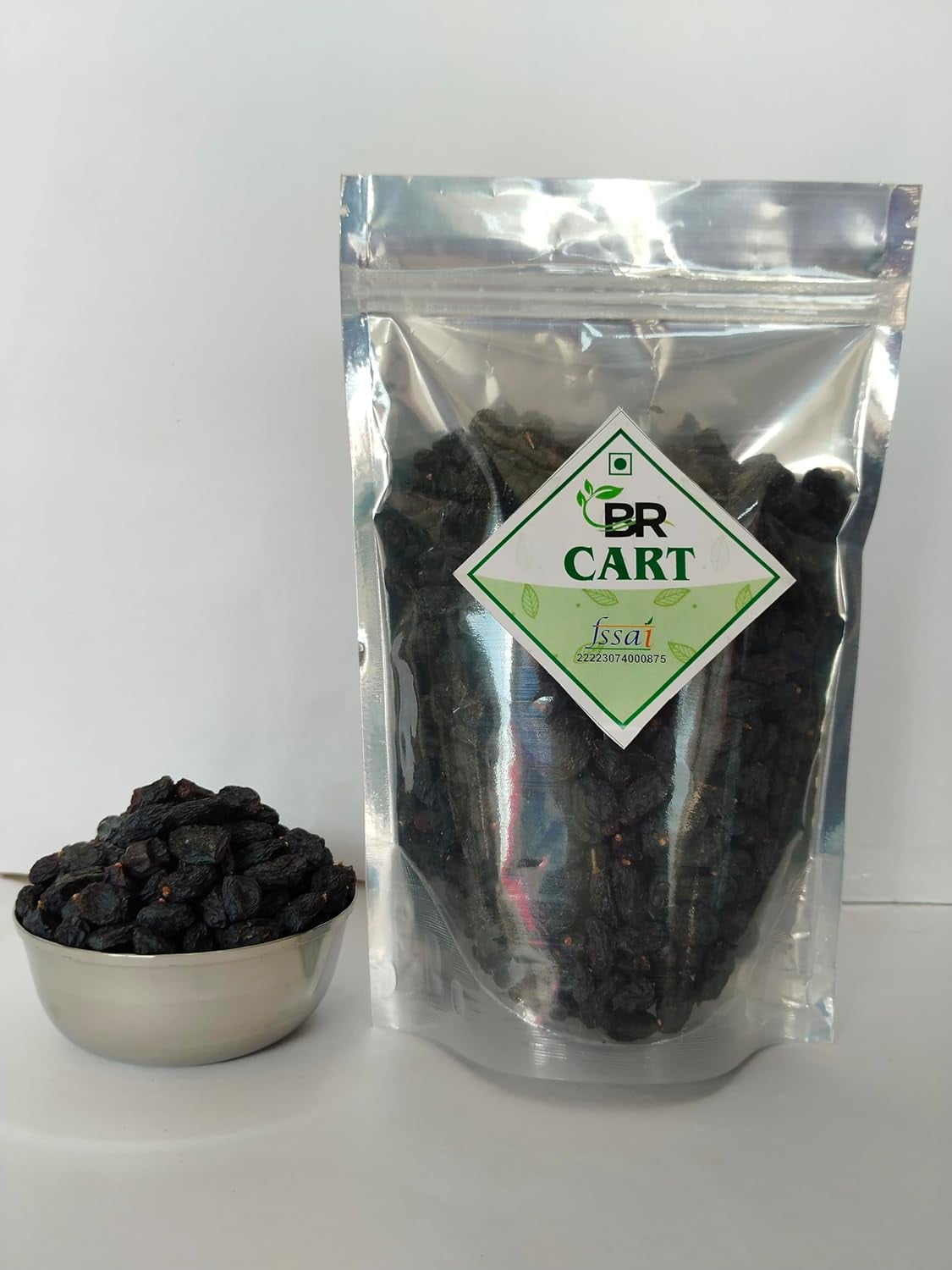 Organic Seedless Black Raisins By BR Cart 500gm, | Rich In Vitamins & Minerals Potassium Healthy ...