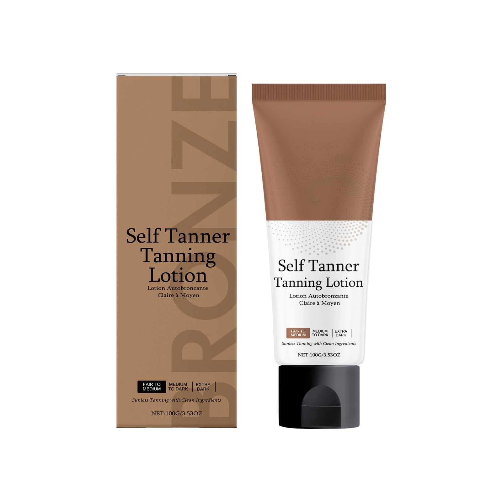 Organic Self Tanning Lotion - Coconut Glow - 60g - Walmart.com