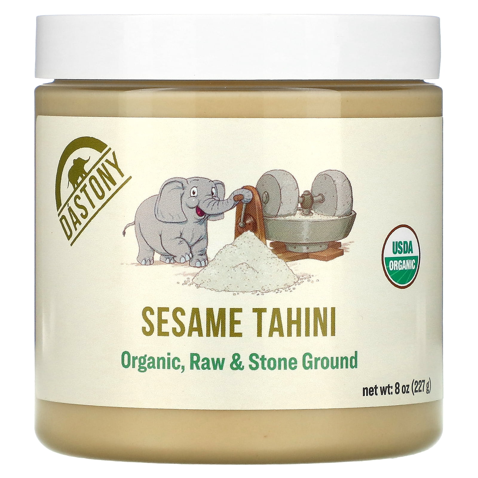 Organic Sesame Tahini, 8 oz (227 g), Dastony - Walmart.com