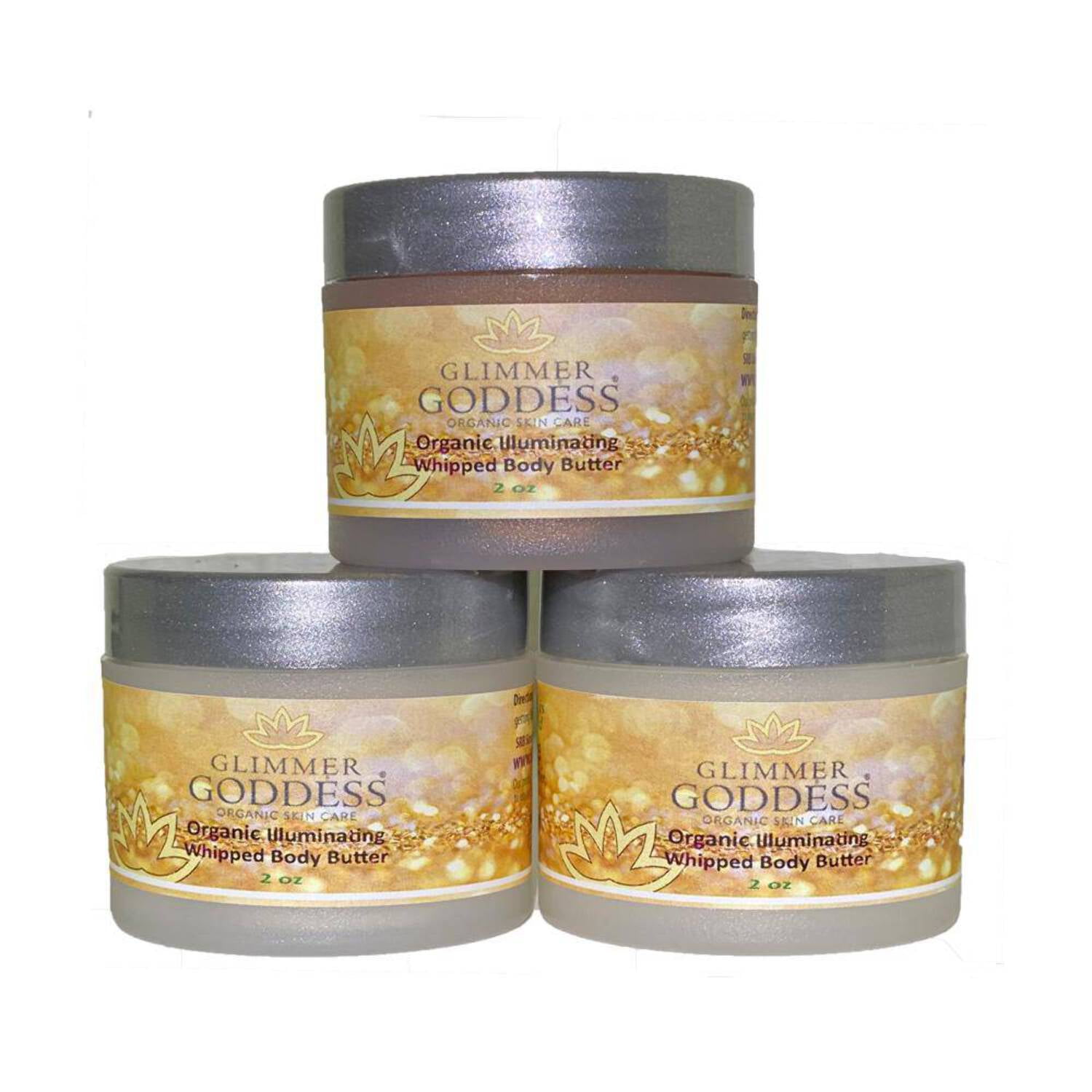 Organic Shimmering Whipped Body Butter Trio - Walmart.com