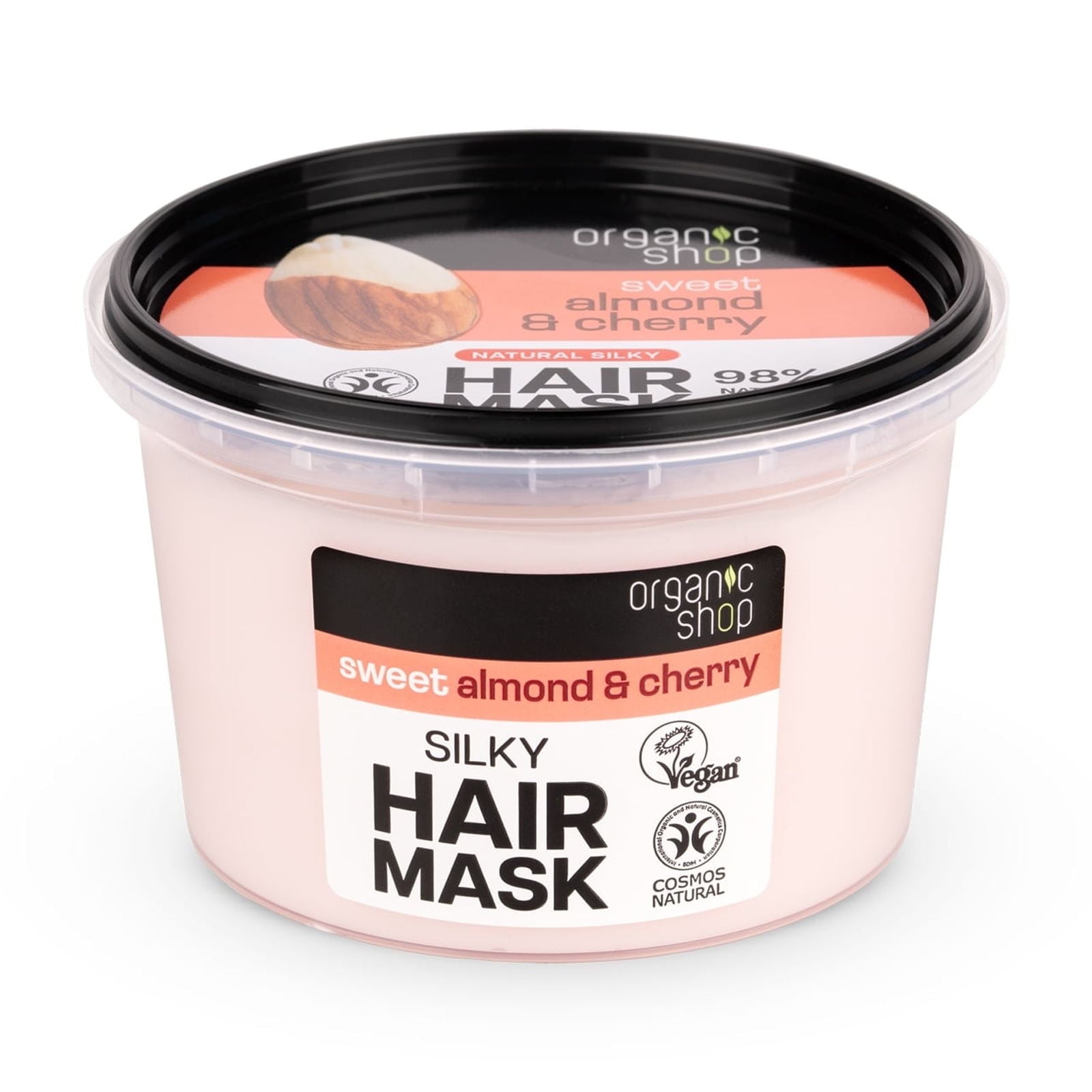 Organic Shop Hair Mask – Almond & Cherry Deep Conditioner, Hydrates ...