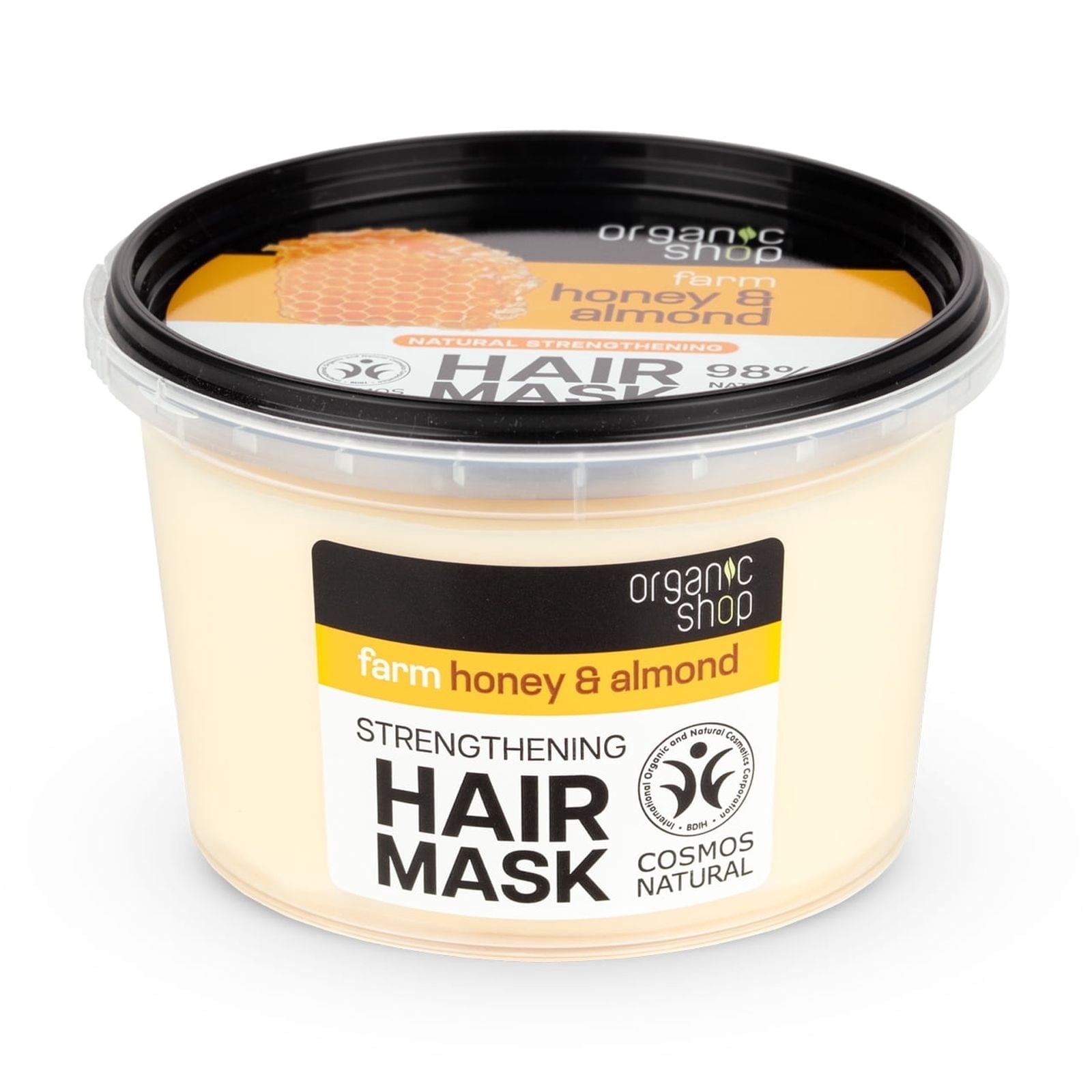 Organic Shop Hair Mask – Honey & Almond Strengthening Deep Conditioner ...