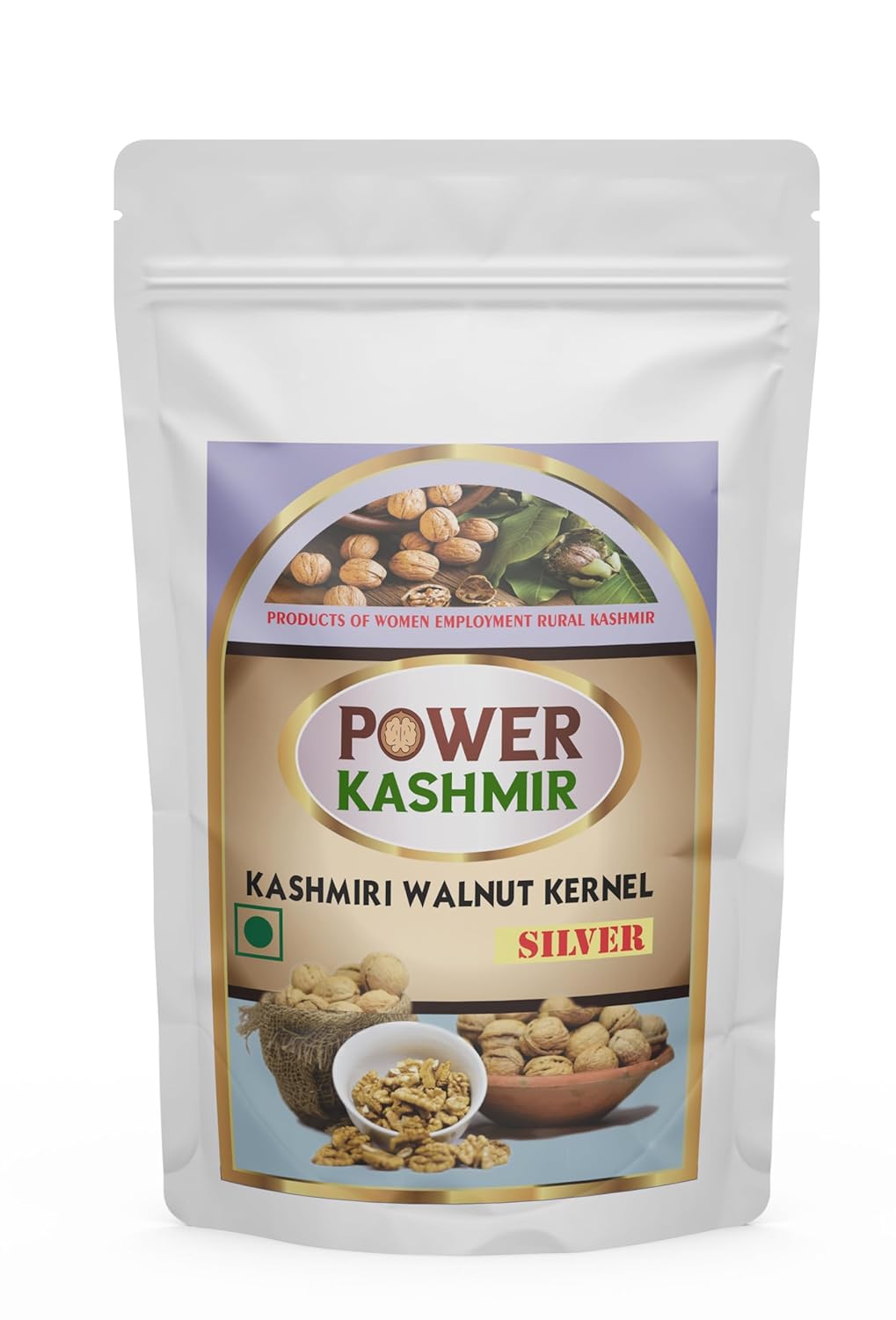 Organic Silver Kashmir Walnut Kernels By Power Kashmir 400gm, | Good Source Of Nutritious ...