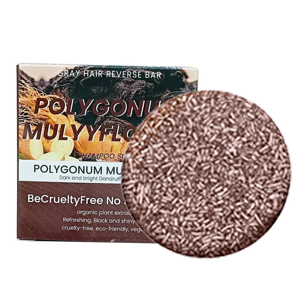 Organic Soap Hair Darkening Shampoo Bar Gray Hair Reverse Polygonum ...