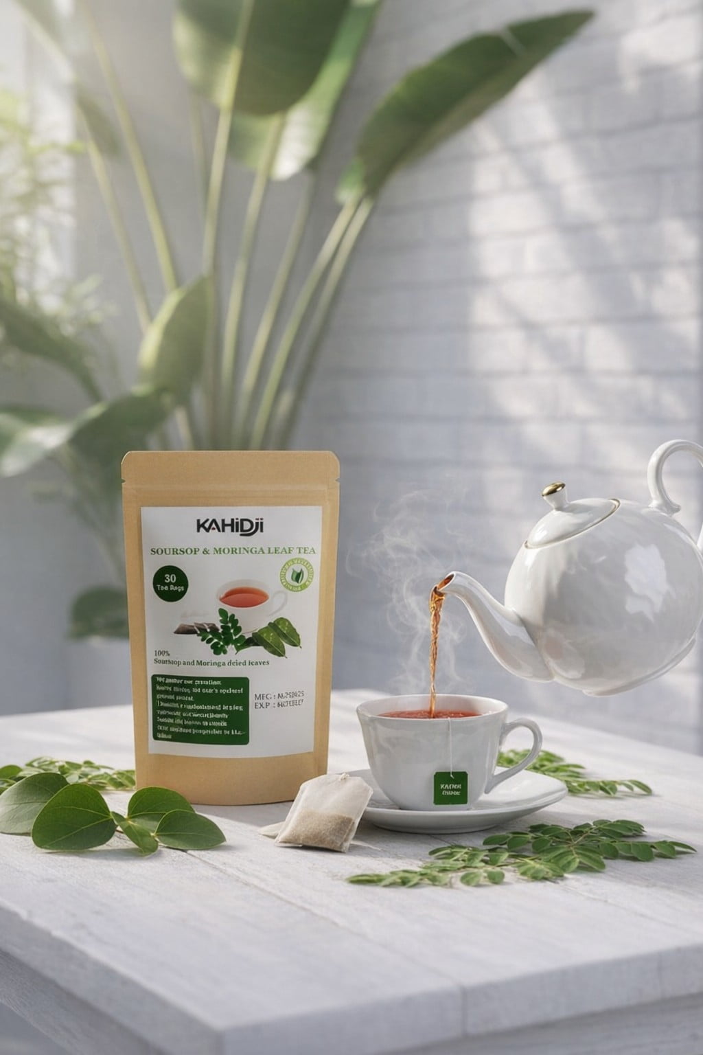 Soursop & Moringa Leaves 30 Tea Bags 100% Pure Leaves - 1 pk - Walmart.com