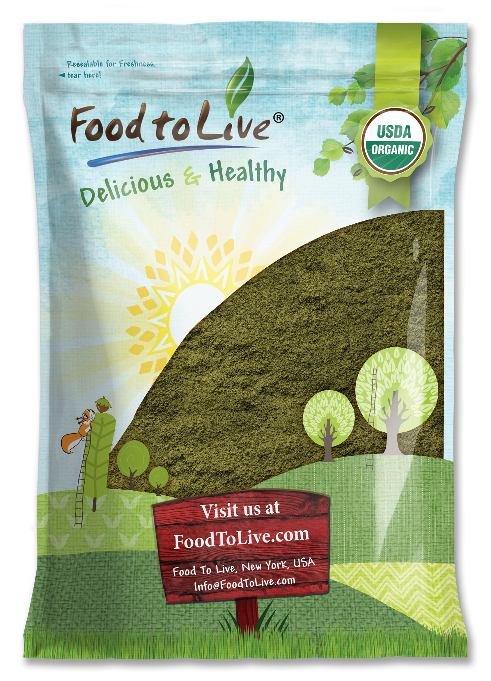 Organic Spinach Powder, 8 Pounds – Non-GMO, Kosher, Vegan, Pure – by ...