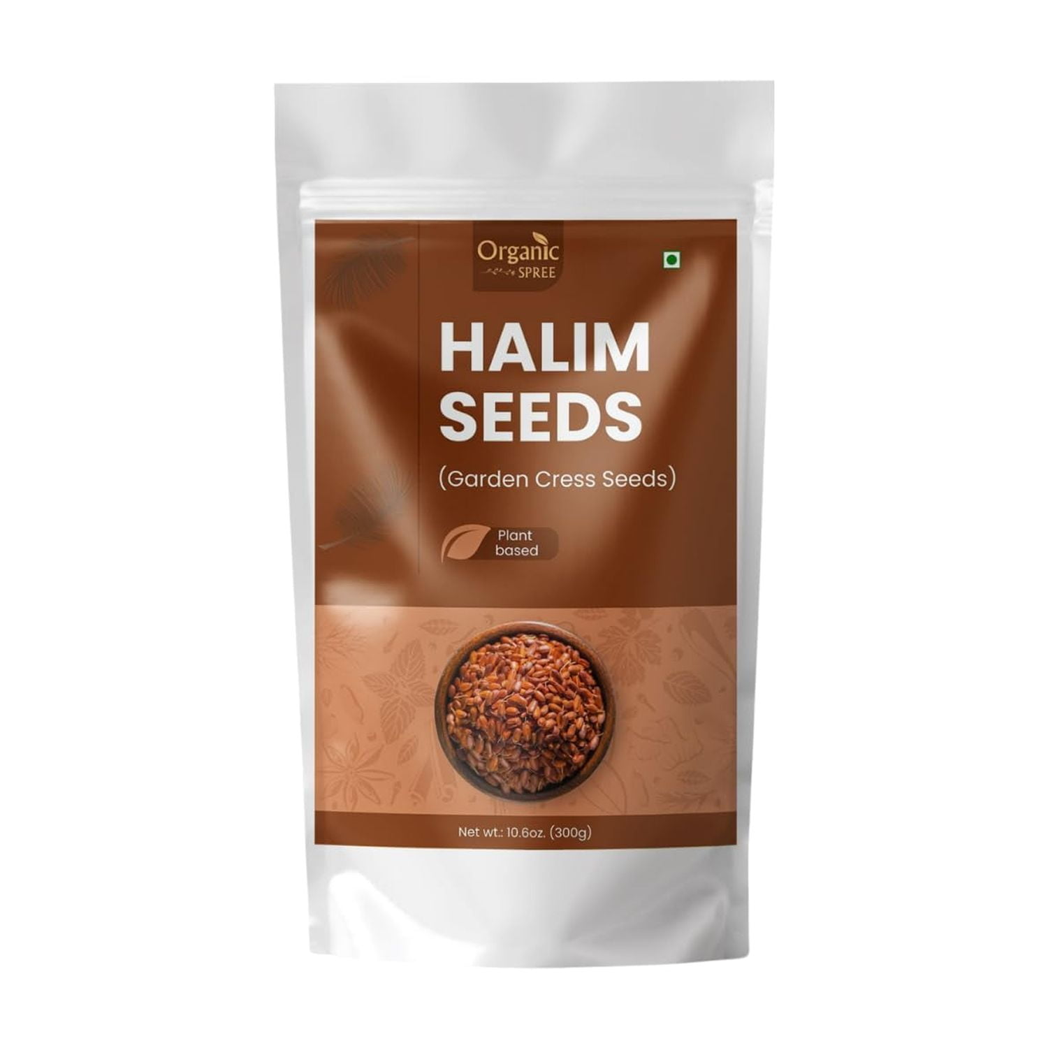 Organic Spree Halim Seeds 300gm (10.6oz) MVR1 - Garden Cress Seeds ...