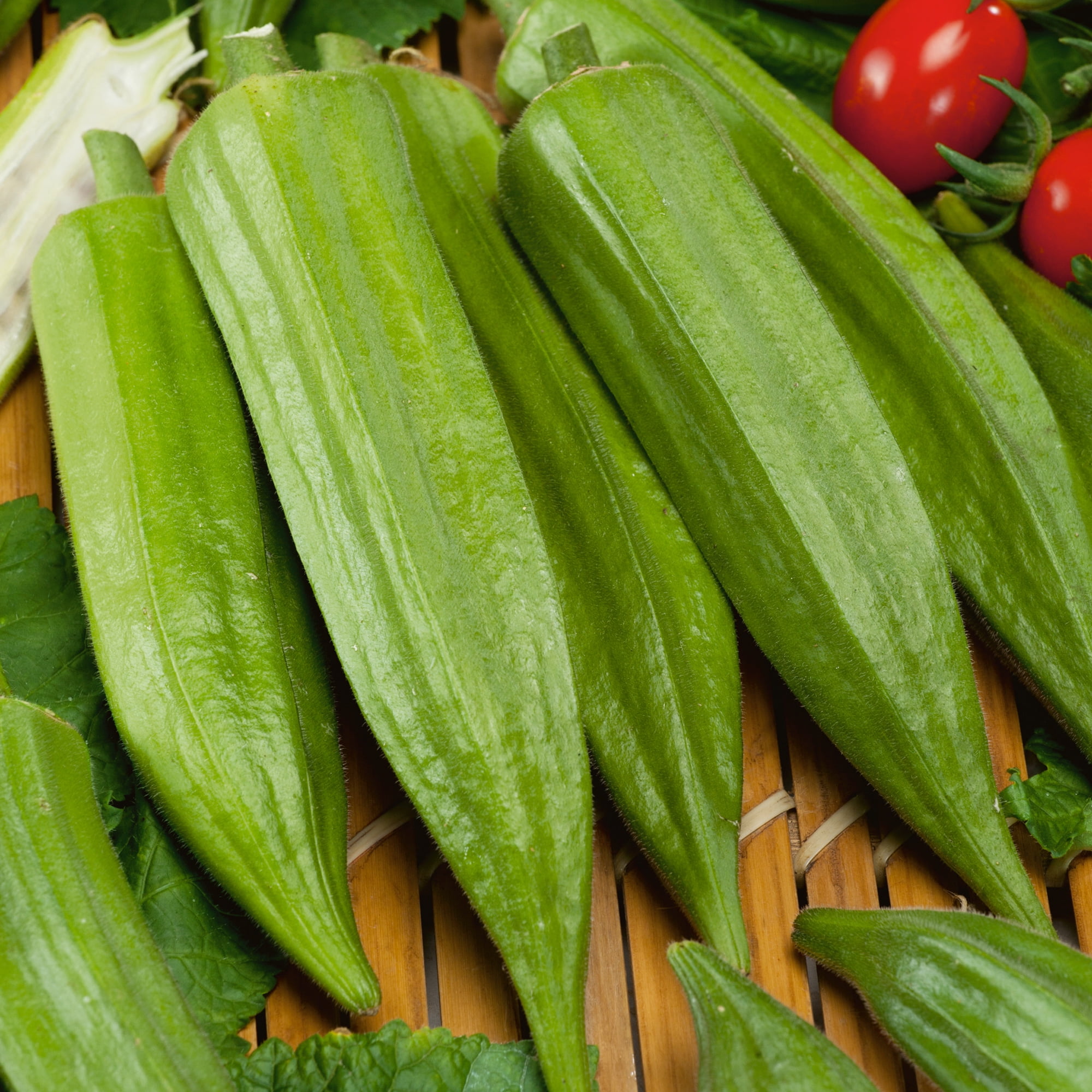 Organic Star of David Okra Seeds - 4 Oz ~2000 Seeds - Non-GMO ...