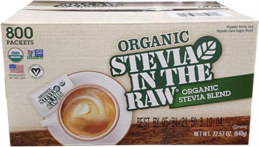 KenYe Organic Stevia In The Raw Packets - 22.57 Ounce - Walmart.com