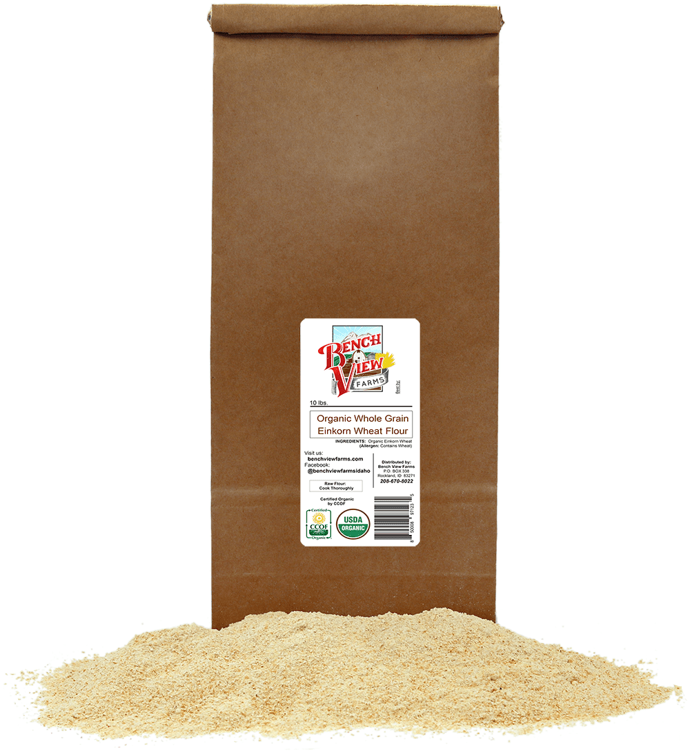 Organic Stone Ground Whole Grain Einkorn Wheat Flour - 10lbs - Walmart.com