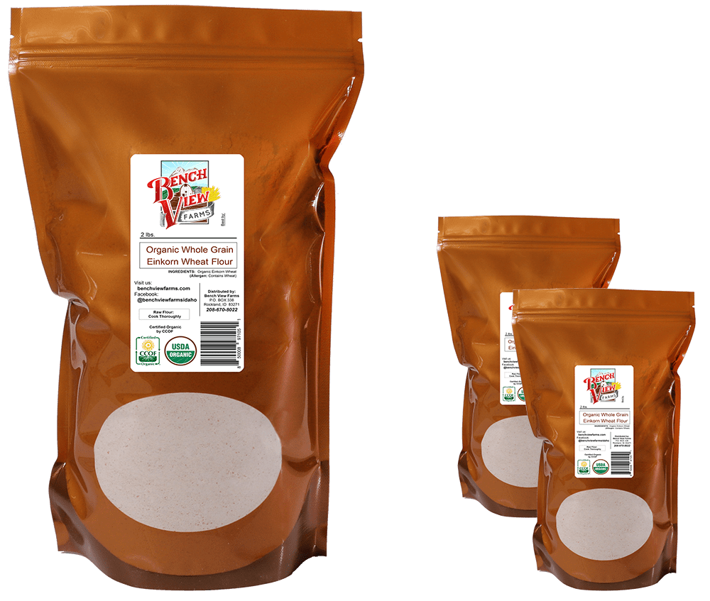 Organic Stone Ground Ancient Whole Grain Einkorn Wheat Flour - 2lbs ...
