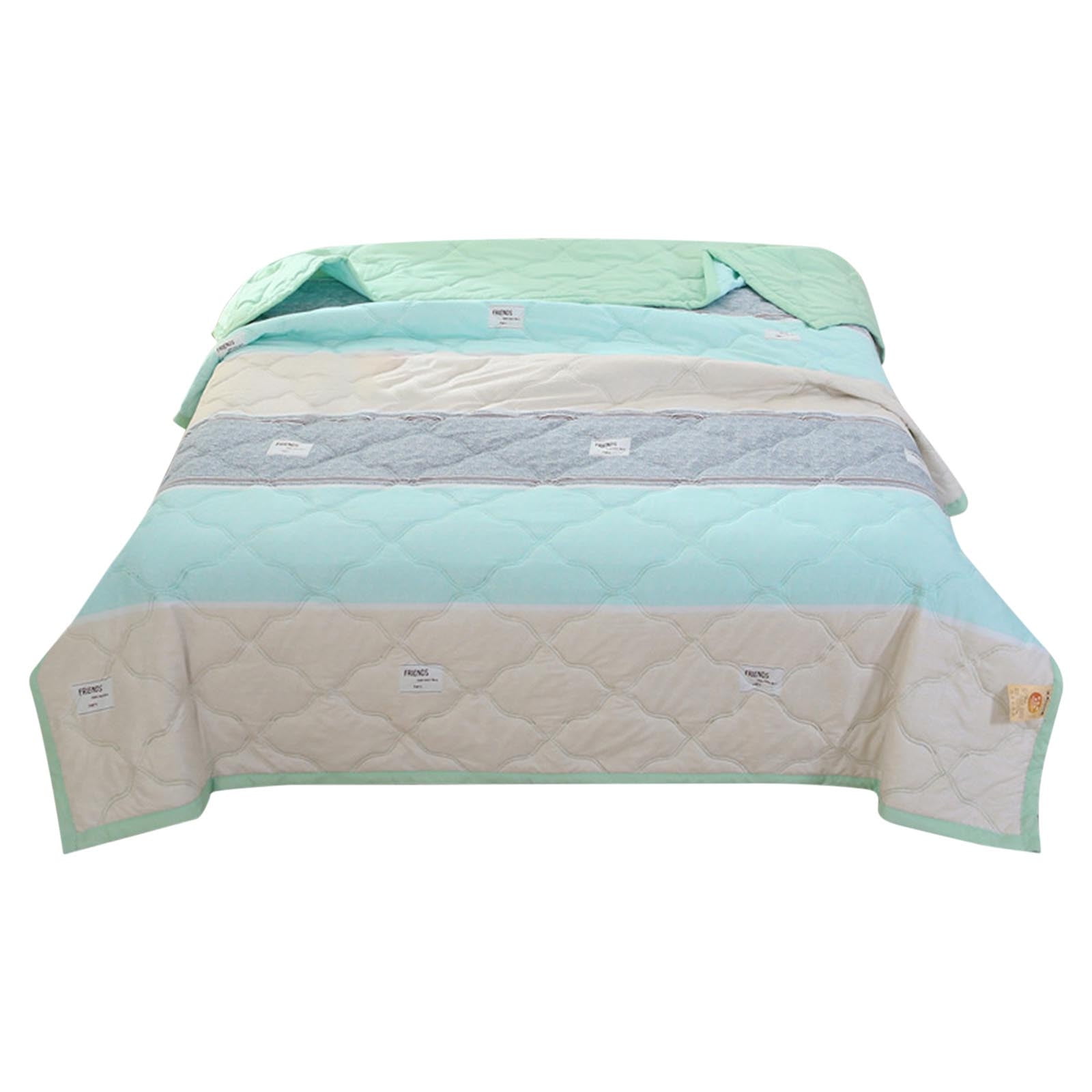 Organic Summer Quilt, Queen Size Washed Linen Cooling Blanket, Skin ...