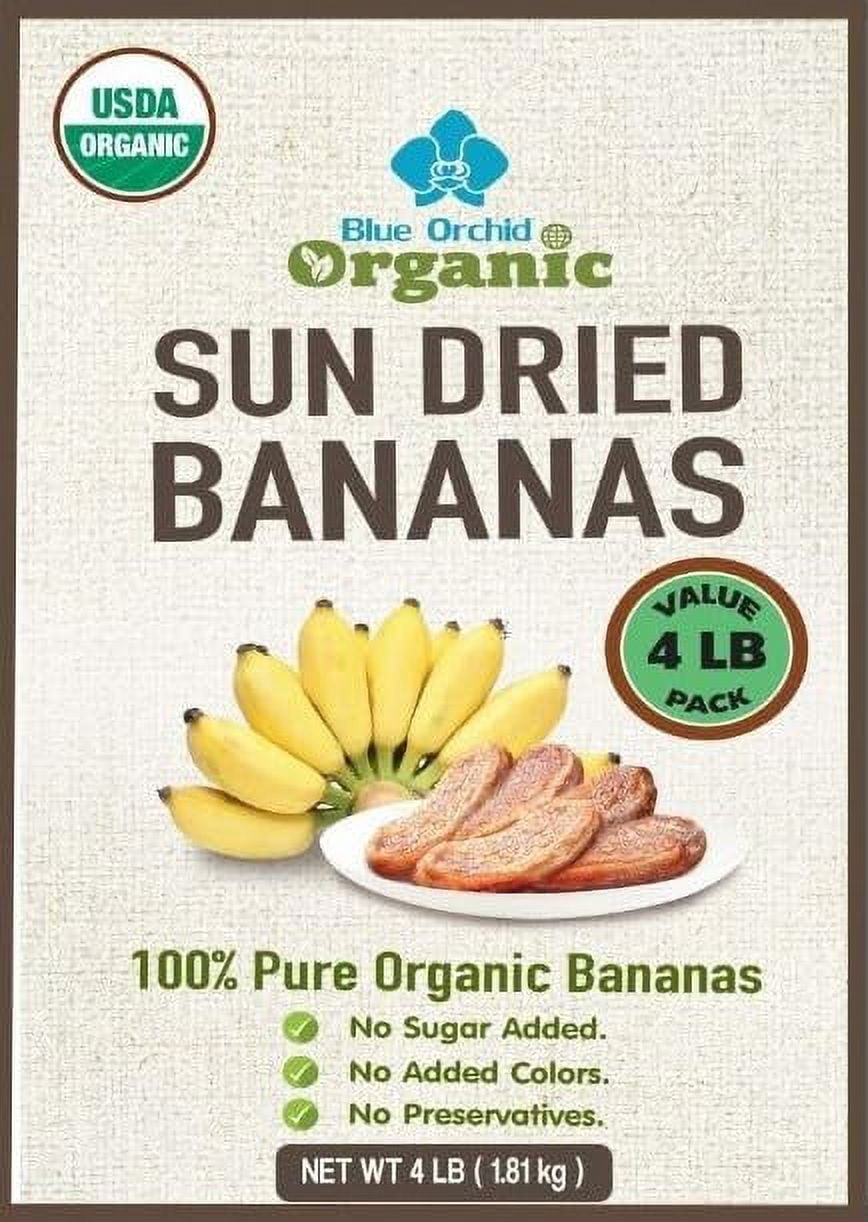 Organic Sun Dried Bananas IRF13 BULK VALUE PACK Gift Set - No Sugar ...