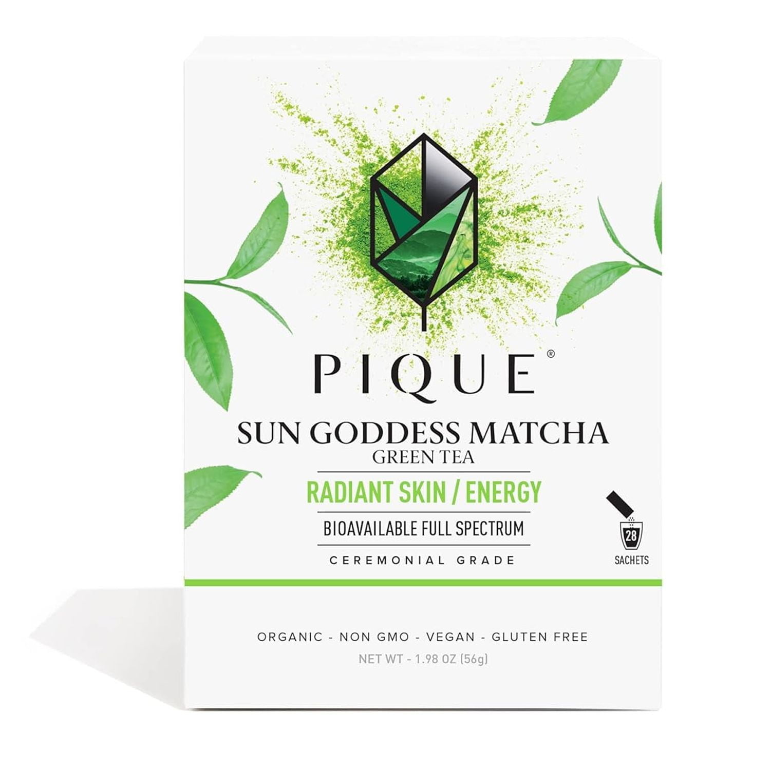 Organic Sun Goddess Matcha - 28 Single Serve Sticks (Pack of 1 ...