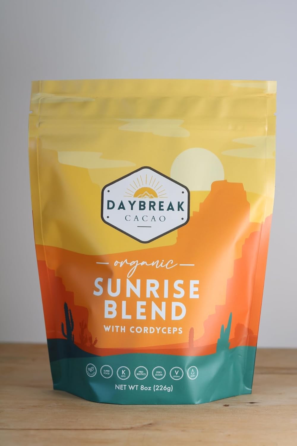 Organic Sunrise Blend – Organic Powder with Oat Milk Cordyceps ...