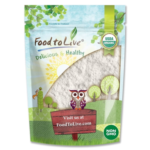 Food to Live Organic Tapioca Flour, 8 Ounces, Non-GMO, Kosher, All ...