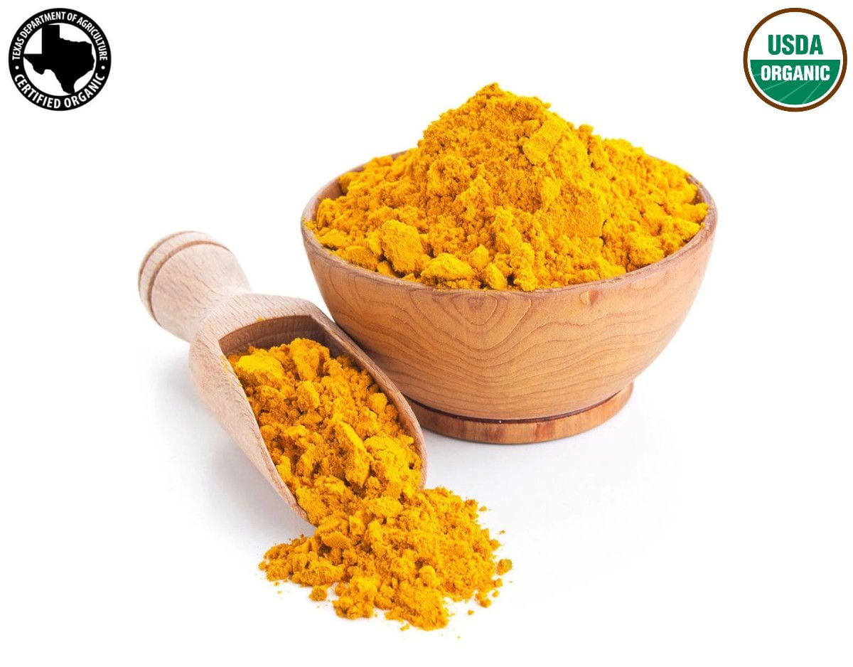 Organic Turmeric Powder: 100% Pure and Natural for Cooking and Healing ...