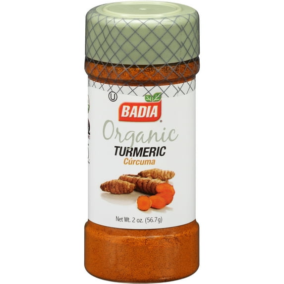 Badia Turmeric Powder, 2 Oz (56.7g), Curcumin, Lab Tested, Sealed ...