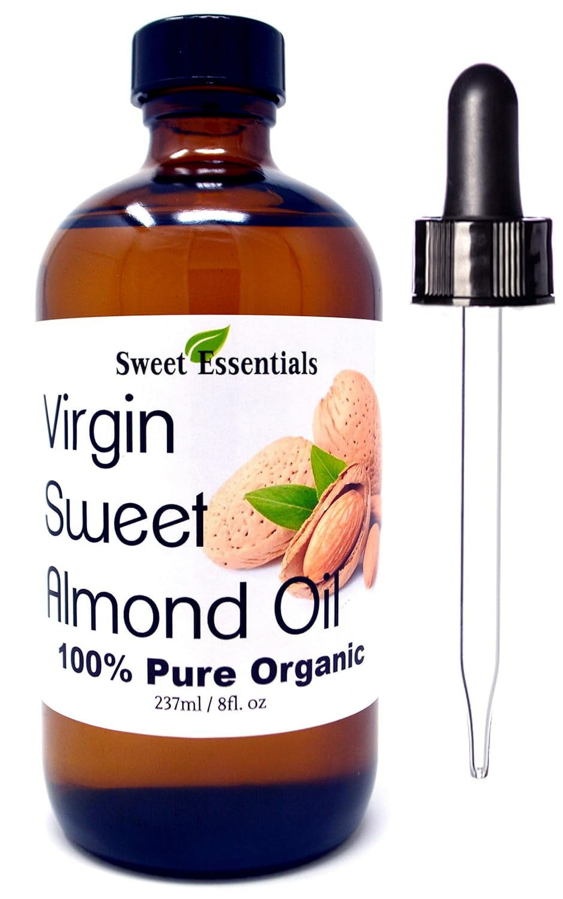 Organic Unrefined Almond Oil | Imported From Italy | 100% Pure | Cold ...