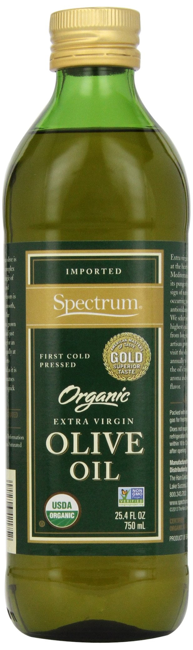 Organic Unrefined Extra Virgin Olive Oil 25.40 oz - Walmart.com