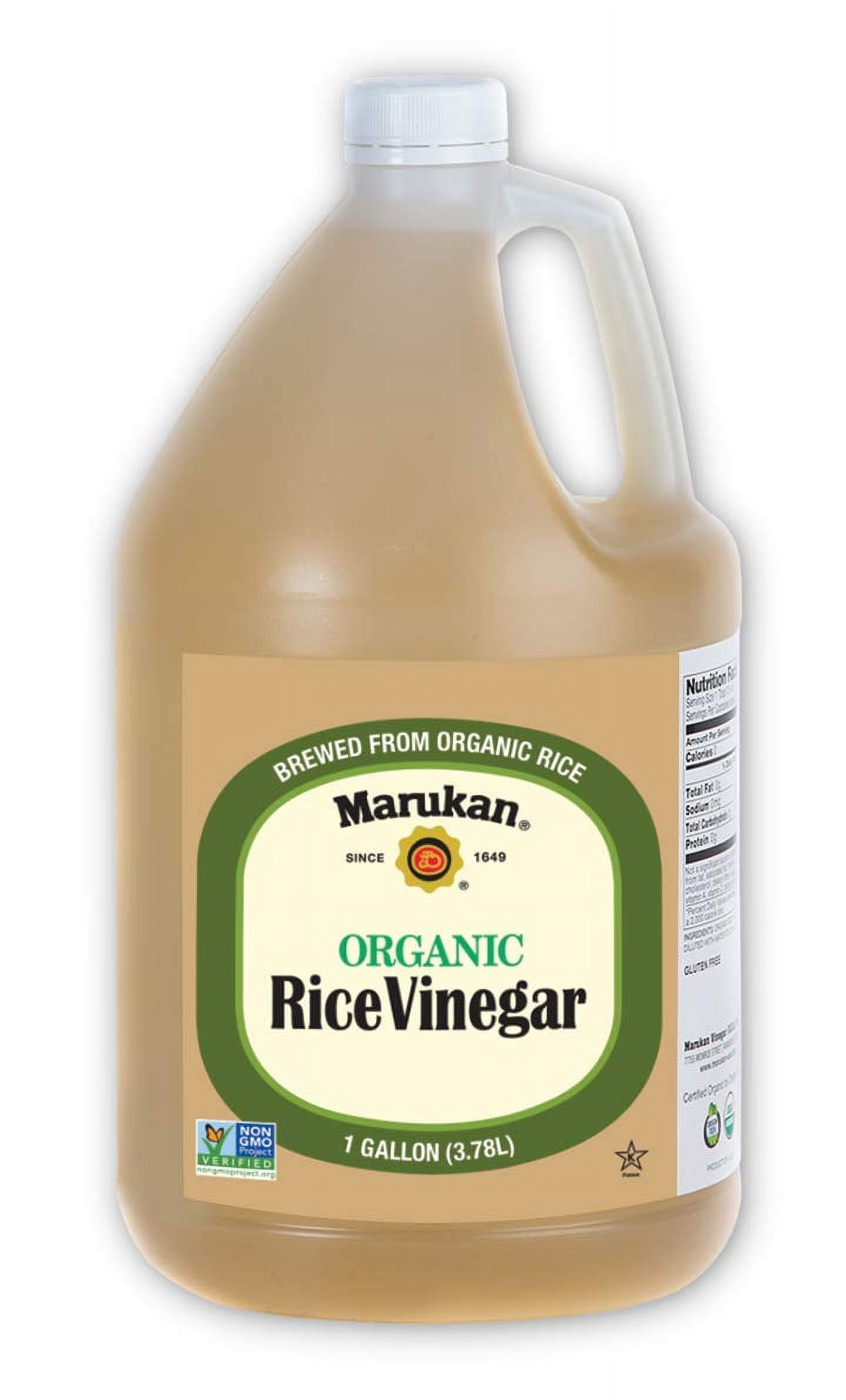 Organic Unseasoned Rice Vinegar, 1 Gallon (Pack of 1) - Walmart.com