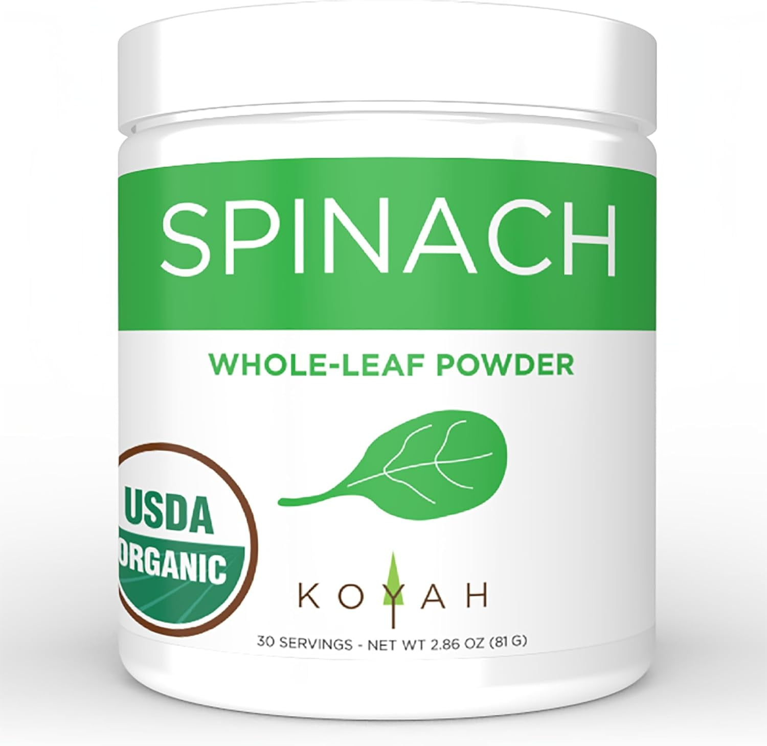 - Organic USA Grown Spinach Powder Equivalent to 30 Cups Fresh.: Freeze ...